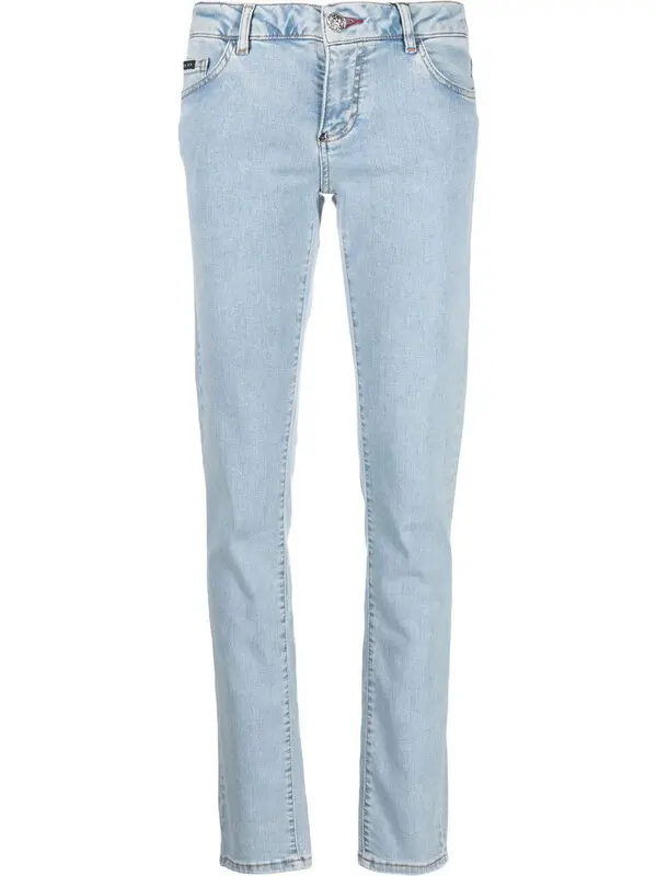 Philipp Plein Slim-cut Jeans - Blue
