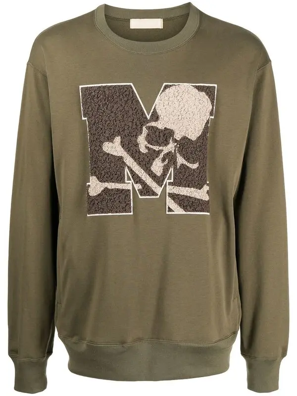 MASTERMIND WORLD Skull-print Crew-neck Sweatshirt