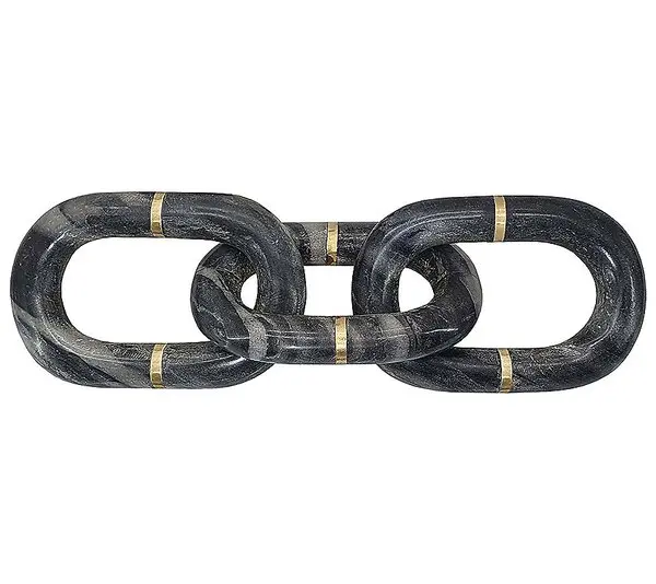 BARBARA KING Marble Chain Link Accents