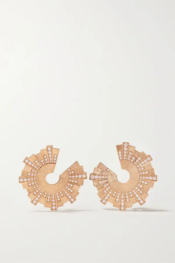 PIAGET Sunlight Palace 18-karat Diamond Earrings - Gold