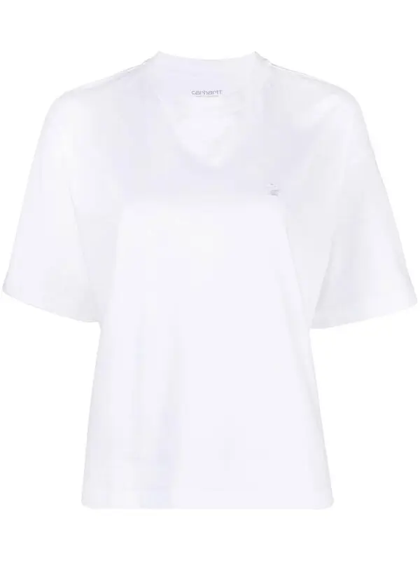 Carhartt Work In Progress Logo-embroidered Oversize T-shirt - White
