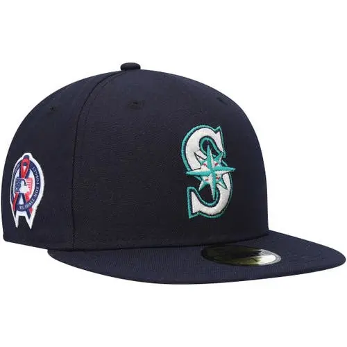 New Era Seattle Mariners 9/11 Memorial Side Patch 59fifty Fitted Hat ...