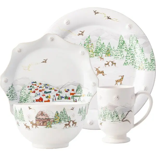 JULISKA Berry & Thread North Pole 16-piece Dinnerware Set - Multi