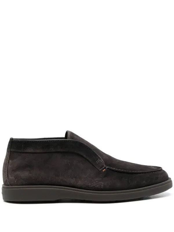 Santoni Slip-on Ankle Boots - Brown