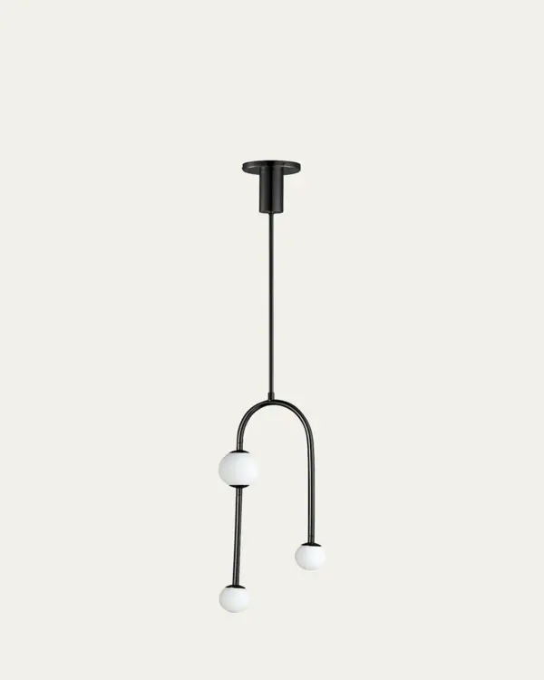 Studio M Nina Magon Design From Alina 3-light Led Pendant - Black