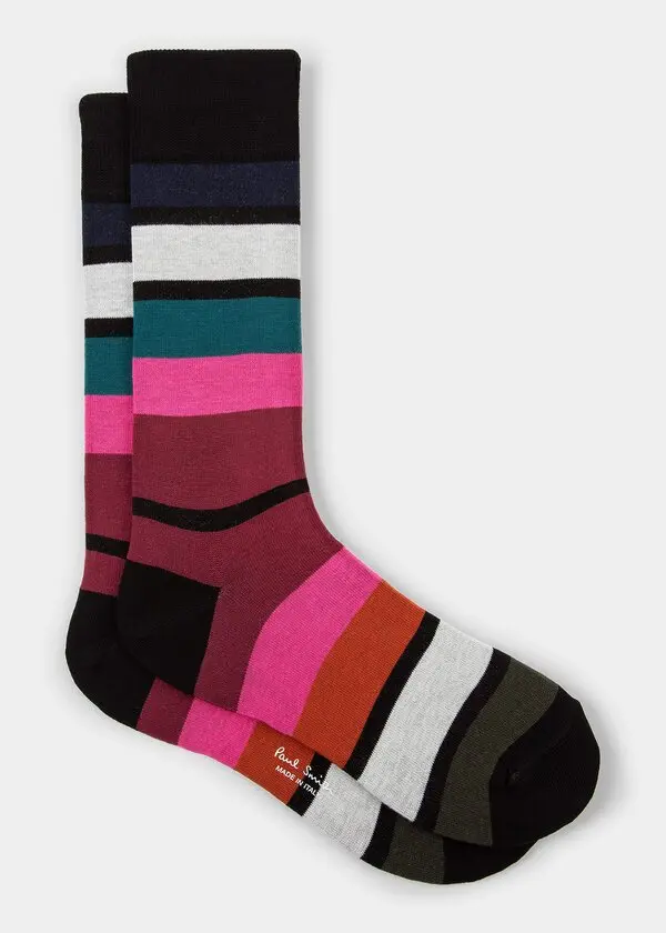 Buy Paul Smith Atanas Stripe Crew Socks - 79 At 65% Off | Editorialist