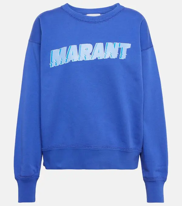 MARANT ETOILE Mobyli Logo Sweatshirt - Blue