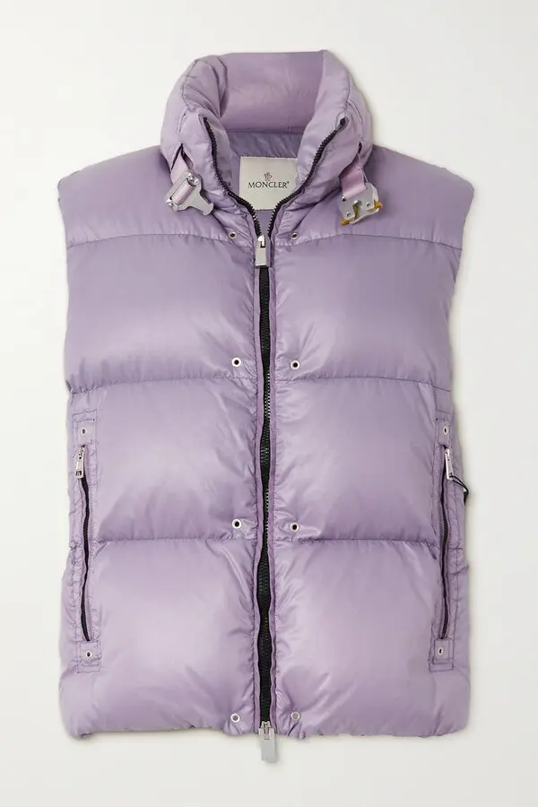 Moncler 1017 Alyx 9sm Islote Quilted Down Vest - Purple
