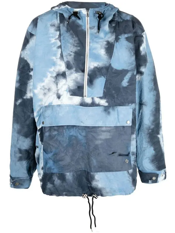 CHILDREN OF THE DISCORDANCE Tie-dye Print Hooded Jacket