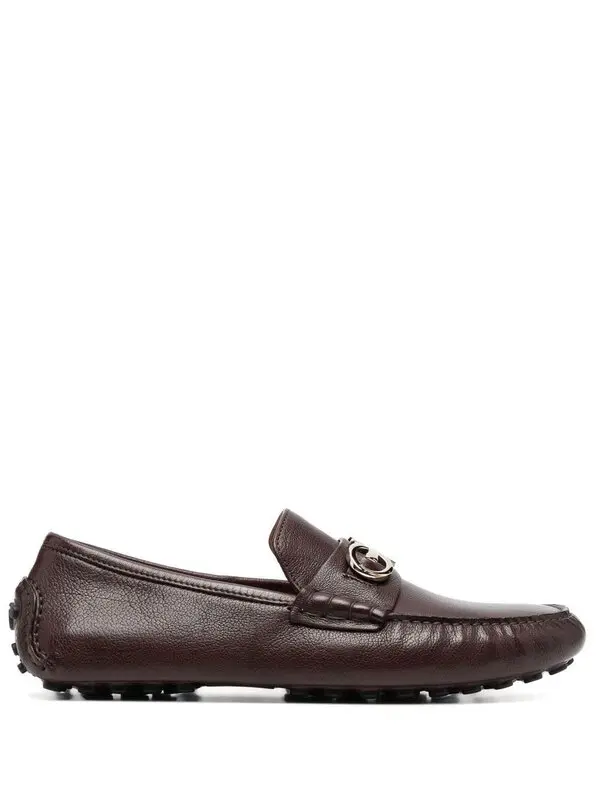 FERRAGAMO Horsebit Leather Loafers