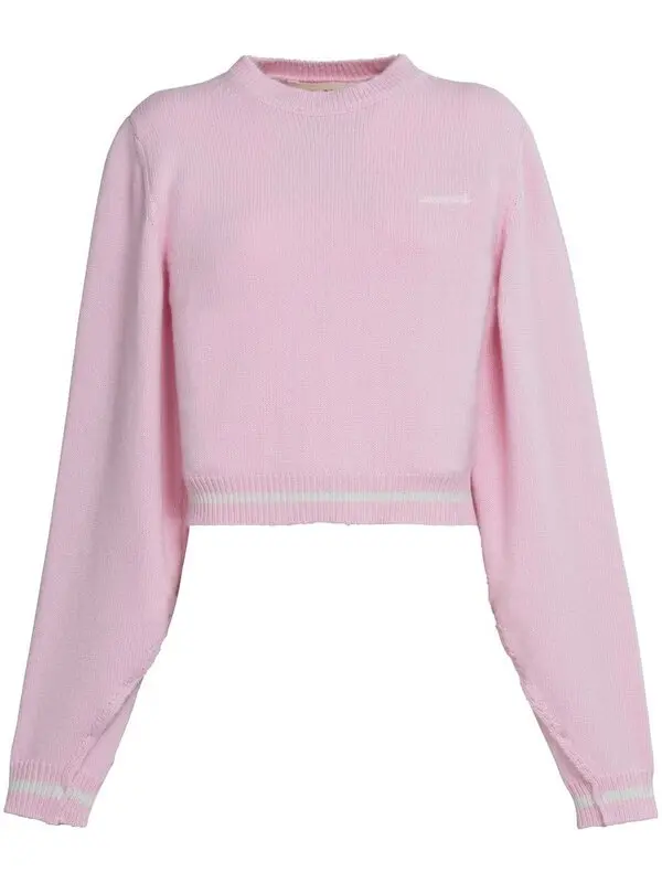 Marni Logo-embroidered Virgin Wool Jumper
