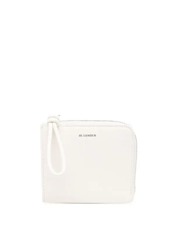 JIL SANDER Logo-stamp Zip-up Wallet