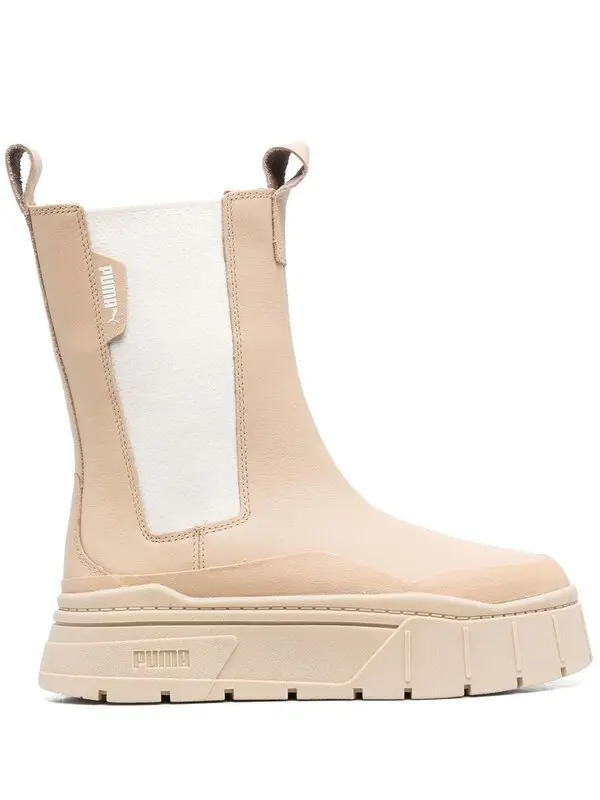 PUMA Mayze Stack Chelsea Boots - Neutrals