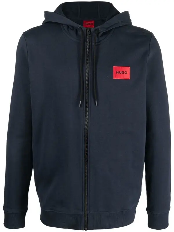 Hugo Boss Logo-patch Hoodie