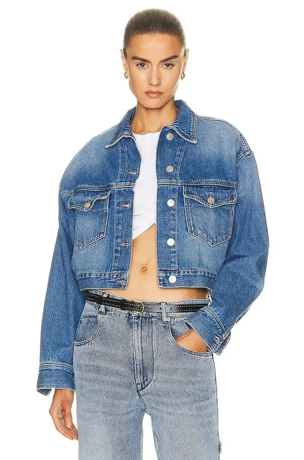 Isabel Marant Tadia Denim Jacket - Light Blue