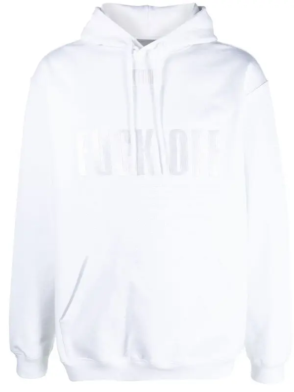 VTMNTS Slogan-print Long-sleeve Hoodie