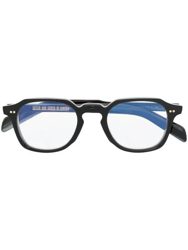 CUTLER & GROSS Square Frame Glasses - Black