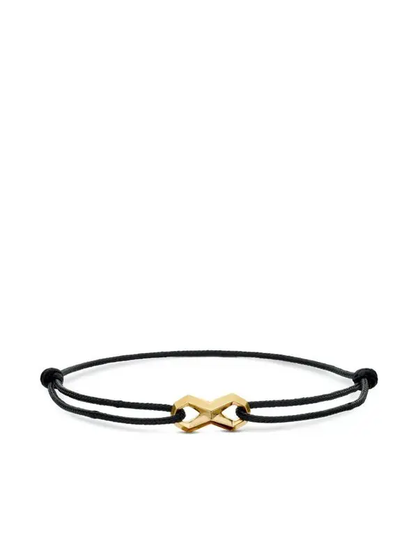 David Yurman 18kt Yellow Infinity Link Cord Bracelet - Gold
