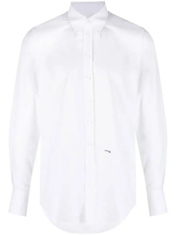 Dsquared2 Logo-detail Button-up Shirt - White