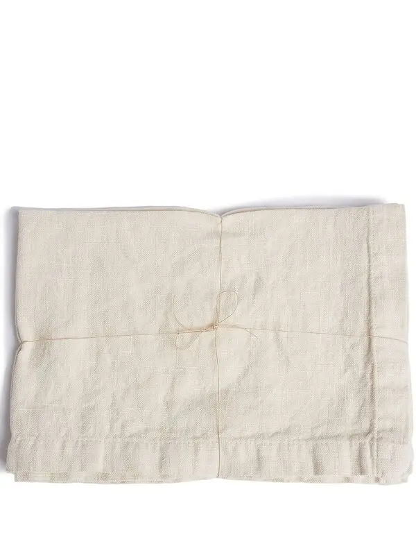 ONCE MILANO Set Of Two Linen Placemats - Neutrals