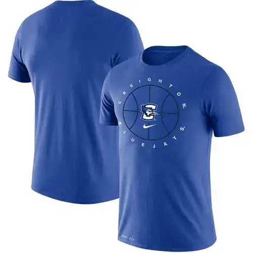Nike Creighton Jays Basketball Icon Legend Performance T-shirt - Blue ...