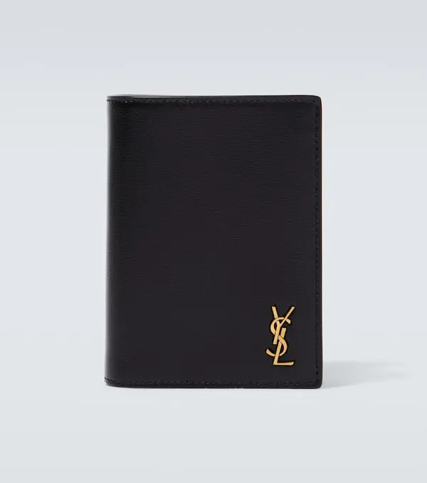 Saint Laurent Tiny Cassandre Leather Wallet
