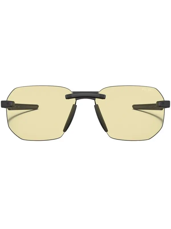 Prada Linea Rossa Logo-print Sunglasses