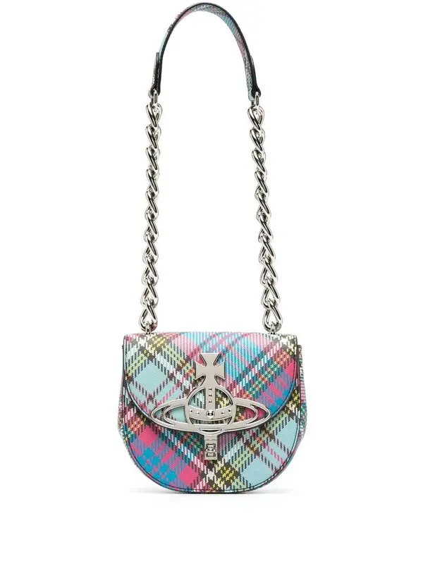 VIVIENNE WESTWOOD tartan crossbody bag