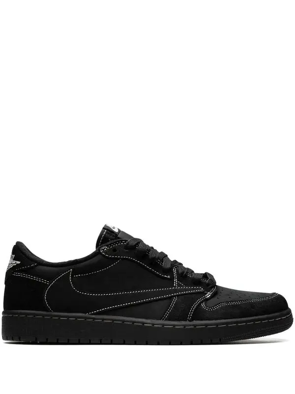 JORDAN X Travis Scott Air 1 Low Og Phantom Sneakers - Black