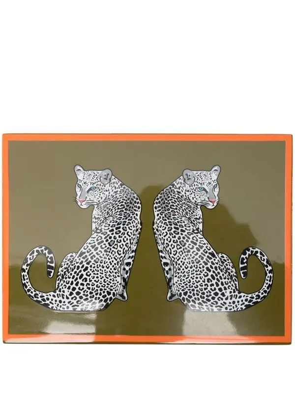 Jonathan Adler Leopard Lacquer Card Set