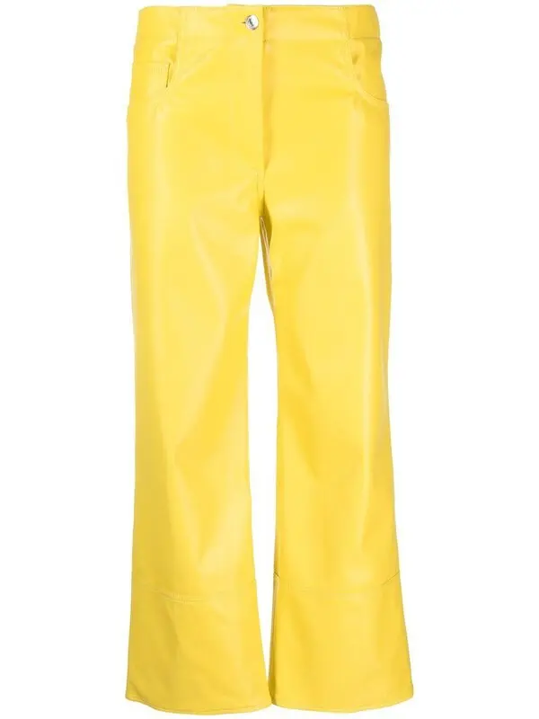 MSGM Wide-leg Cropped Trousers