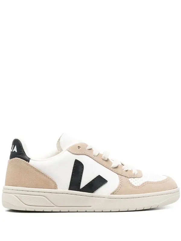 VEJA V-10 Chromefree Low-top Sneakers - Neutrals