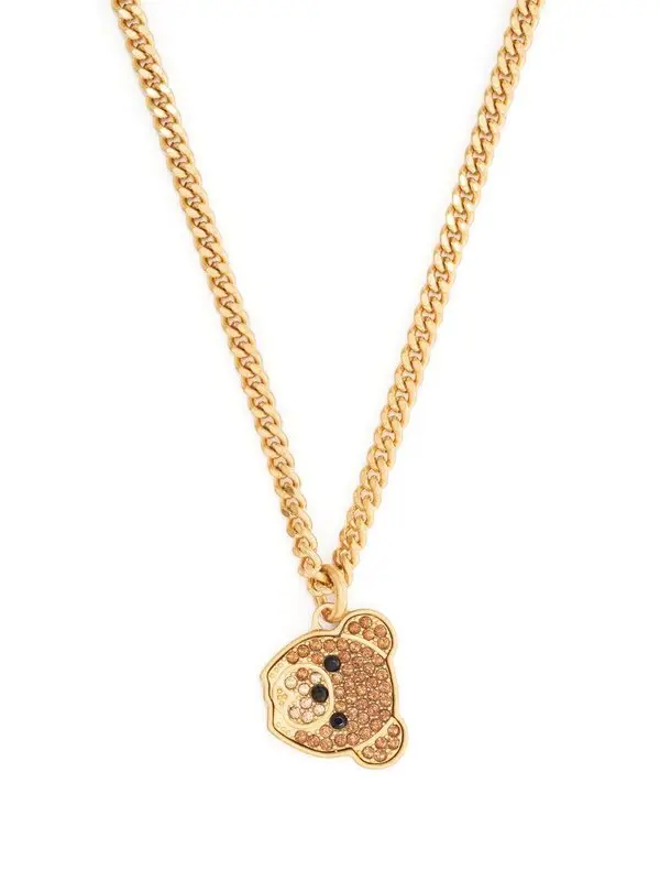 Buy Palm Angels Bear Chain Necklace - Gold At 34% Off | Editorialist