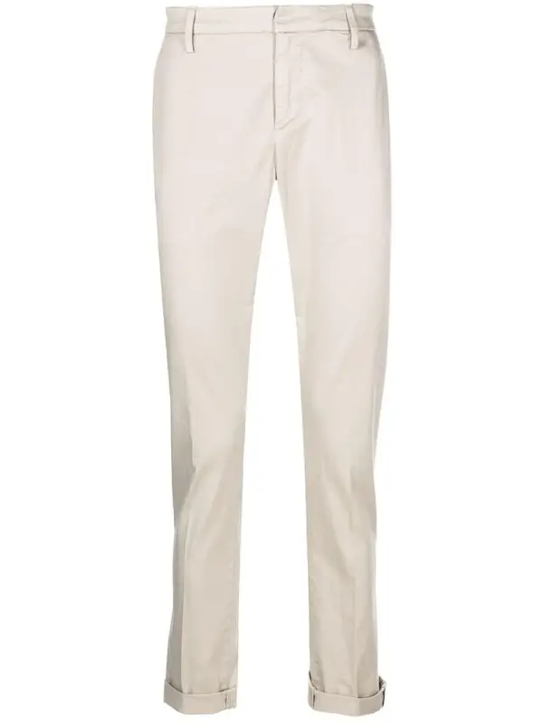 DONDUP Slim-fit Chino Trousers - Neutrals