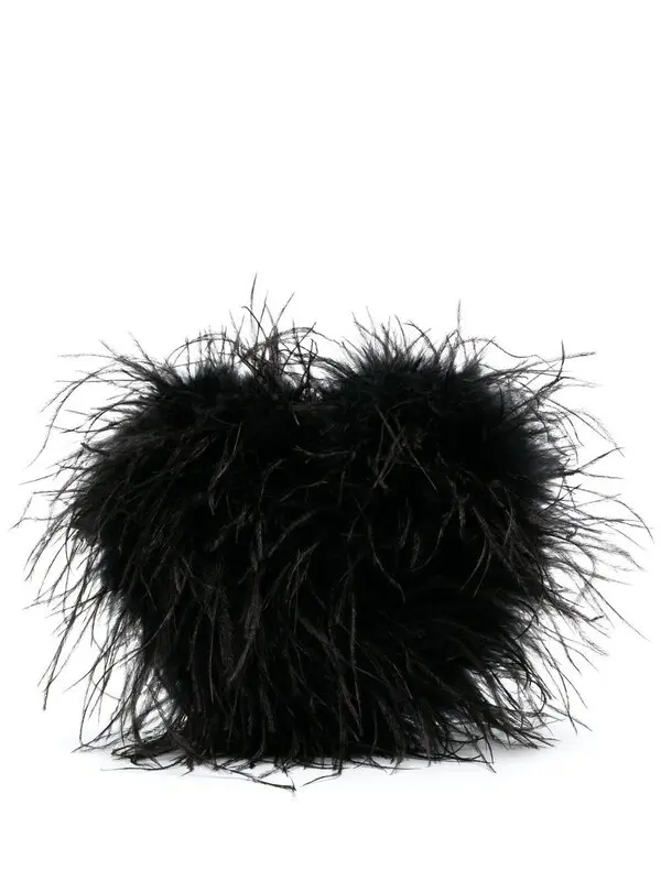 Alexander Wang Heart Pillow Clutch - Black
