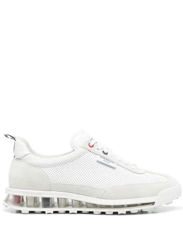 Thom Browne Rwb Stripe Low-top Sneakers