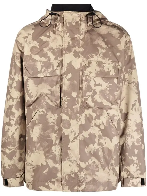 Calvin Klein Technical Windbreaker Jacket - Neutrals
