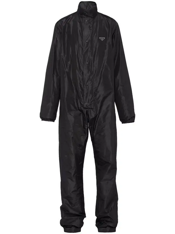 Prada Re-nylon Long-sleeve Jumpsuit