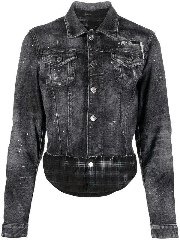 Dsquared2 Distressed-effect Denim Jacket