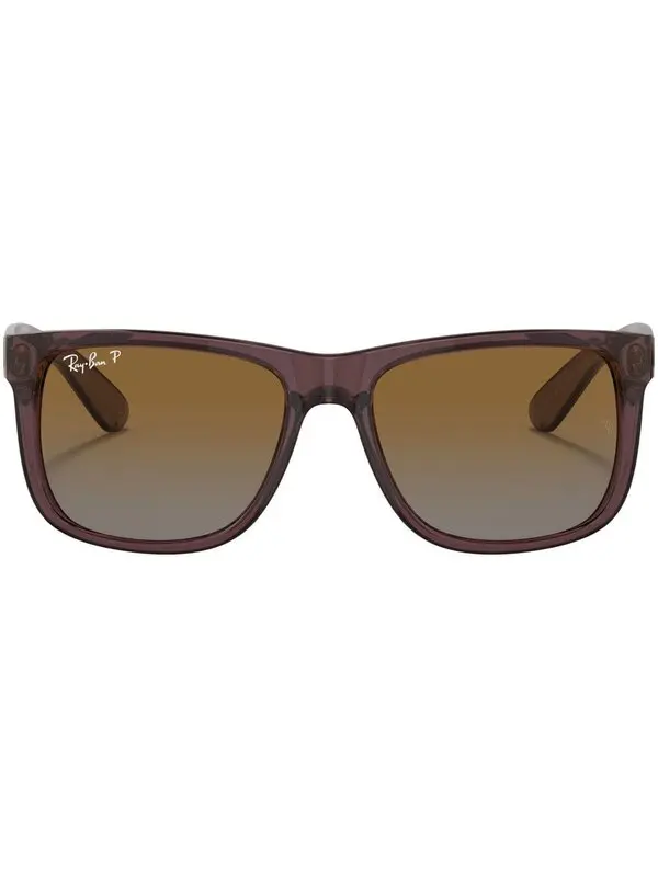Ray-ban Justin Rectangular Sunglasses - Brown
