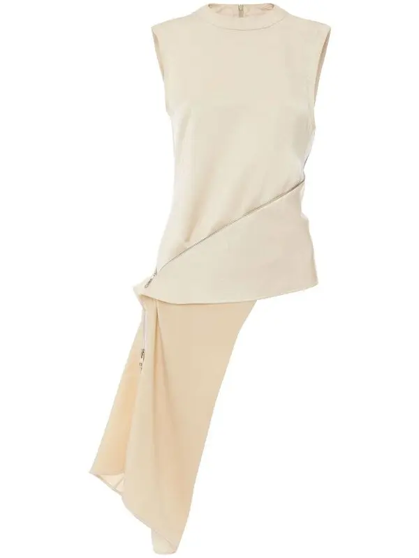 JW Anderson Zip-detail Sleeveless Top