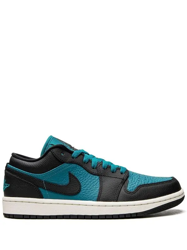 JORDAN Air 1 Low Split Bright Spruce Sneakers - Blue