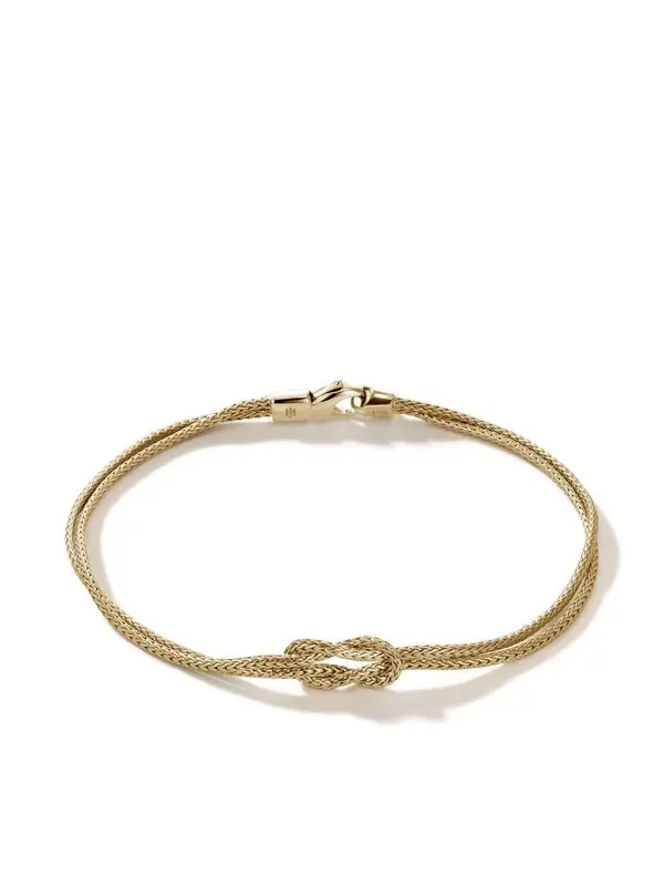 John Hardy 14kt Yellow Manah Double-row Bracelet