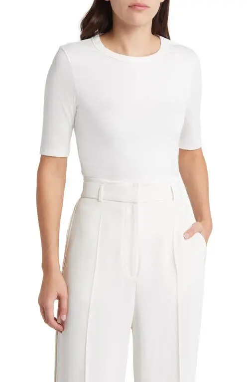 Hugo Boss Efita Short Sleeve T-shirt - Open Wht