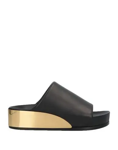 JIL SANDER Sandals In Soft Leather - Black