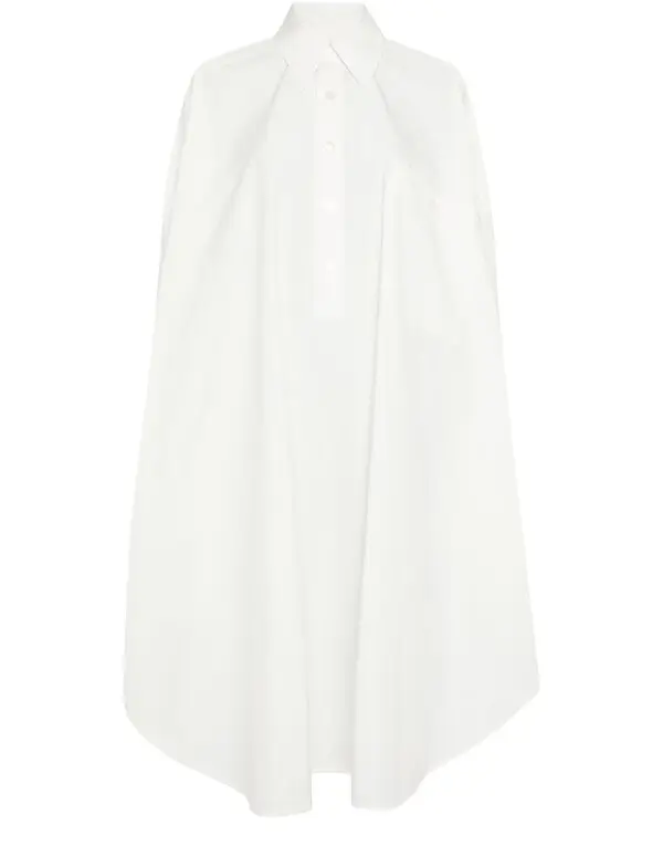 Bottega Veneta Compact Cotton Dress - White | Editorialist