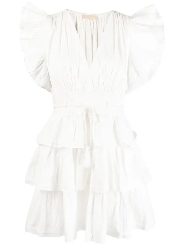 Ulla Johnson Camilla Tiered Minidress - White