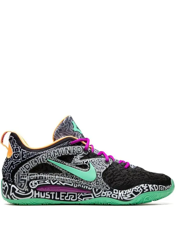 Nike Kd Brooklyn Graffiti Sneakers - Black