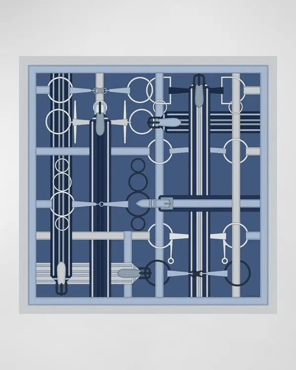 Rani Arabella Siena Cashmere-blend Square Scarf