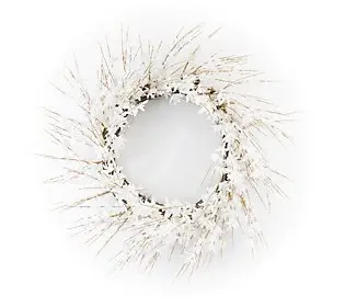 MELROSE Blossom Floral And Twig Wreath 25'd